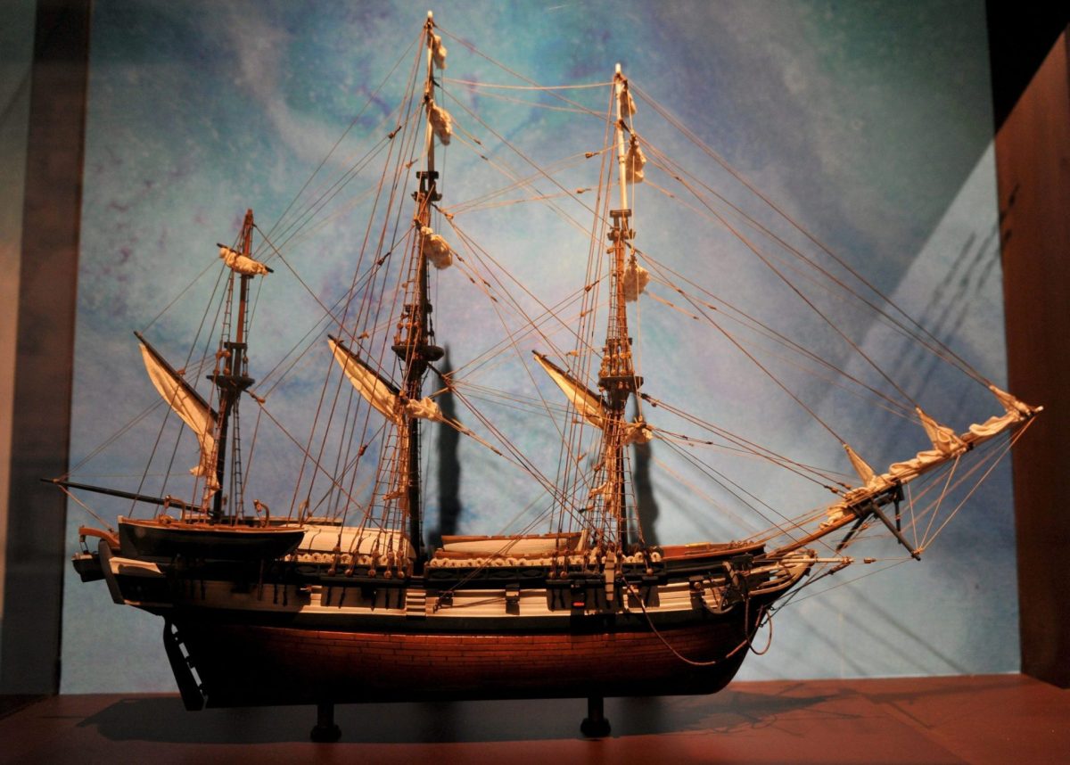 A subasta la única acuarela que muestra a Darwin a bordo del Beagle ...