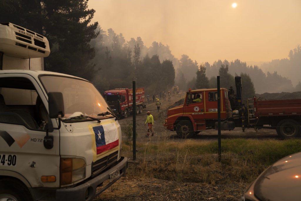El Gobierno chileno pone en alerta de incendios la región metropolitana ...