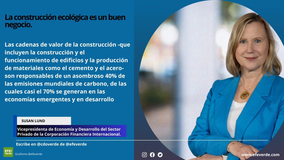 Susan Lund (CFI): descarbonizar la construcción es clave - EFEverde