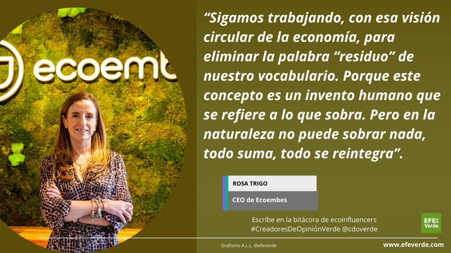 Madre Tierra, maestra de la circularidad. Por (*) Rosa trigo (CEO de ...