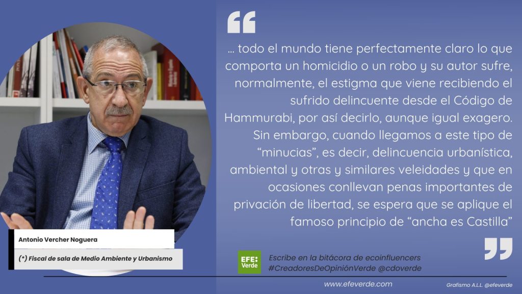 Ese mal lugar. Por Antonio Vercher (Fiscal de sala de Medio Ambiente y ...