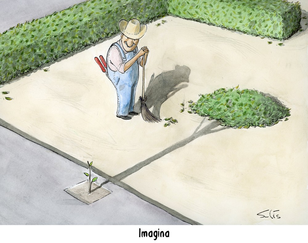 Imagina (Día del árbol). Por Víctor Solís (@Visoor) - EFEverde